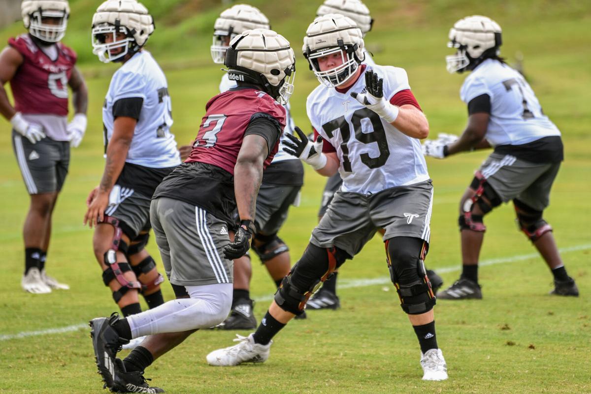 Troy O-lineman Austin Stidham eager to learn from Cole Popovich