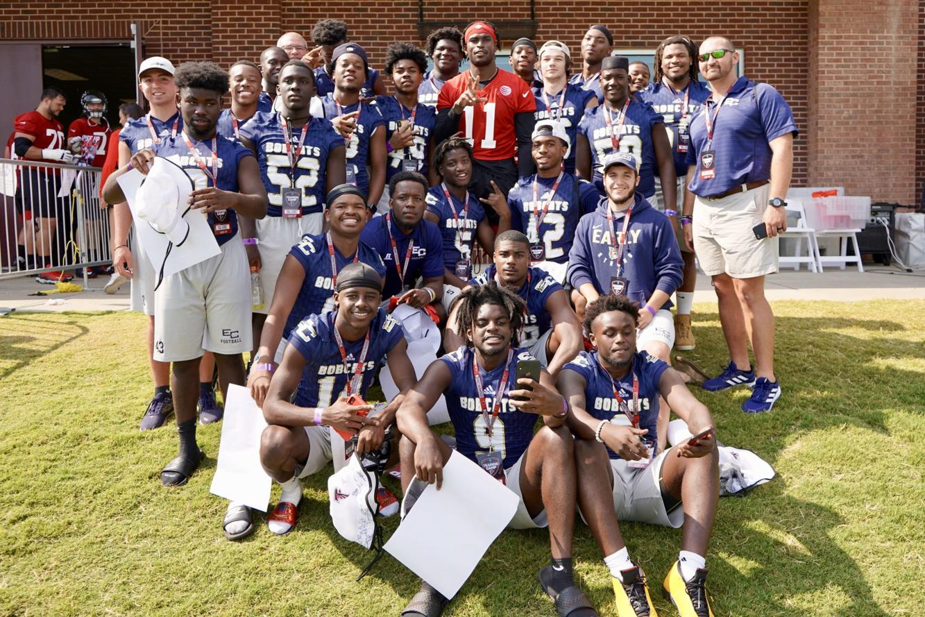 Early County senior football players enjoy trip to Falcons' training camp
