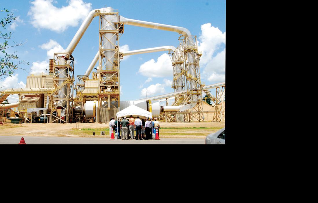 Enviva sends reps to visit local plant