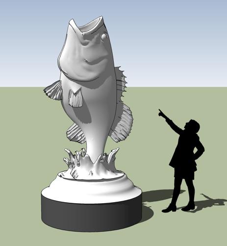 10-foot fish statue planned as downtown Eufaula attraction