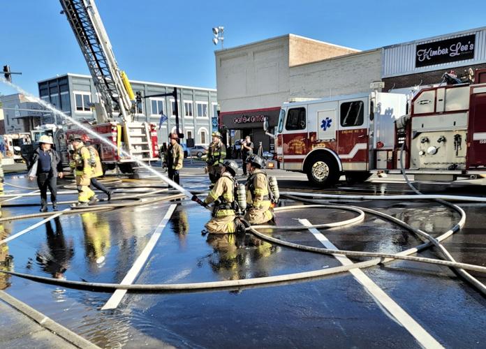 UPDATE: Early Sunday morning fire destroys several downtown Enterprise ...