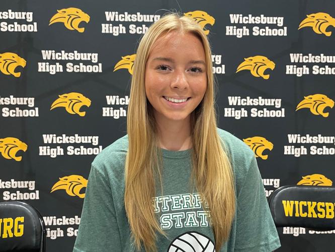 Wicksburg volleyball player Bella Hicks signs with Enterprise State