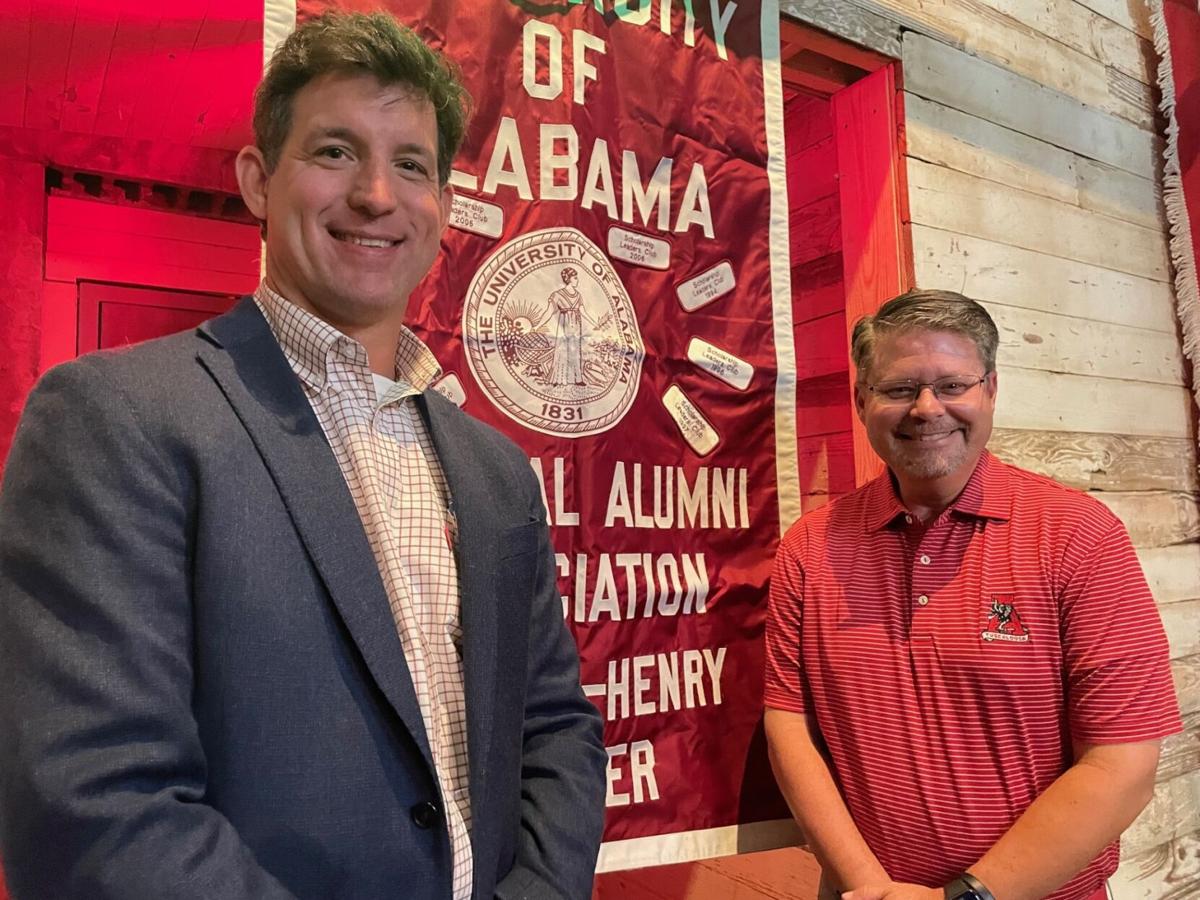 Stewart and Watts talk Crimson Tide radio roles during Dothan visit for Bama Day