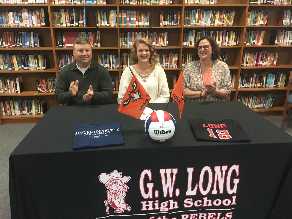 G.W. Long's Mary Beth Long signs to play volleyball at AUM