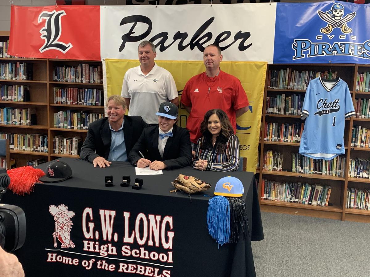 On the Dotted Line: Parker Collier of G.W. Long signs with CVCC baseball