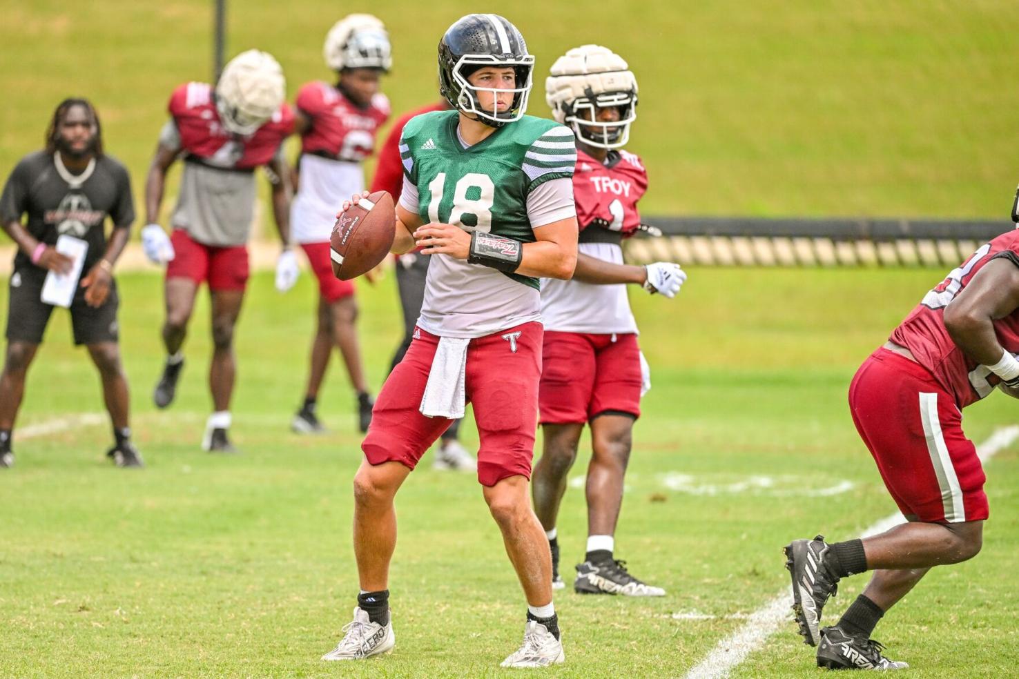 Gunnar Watson takes on different look as Troy Trojans quarterback