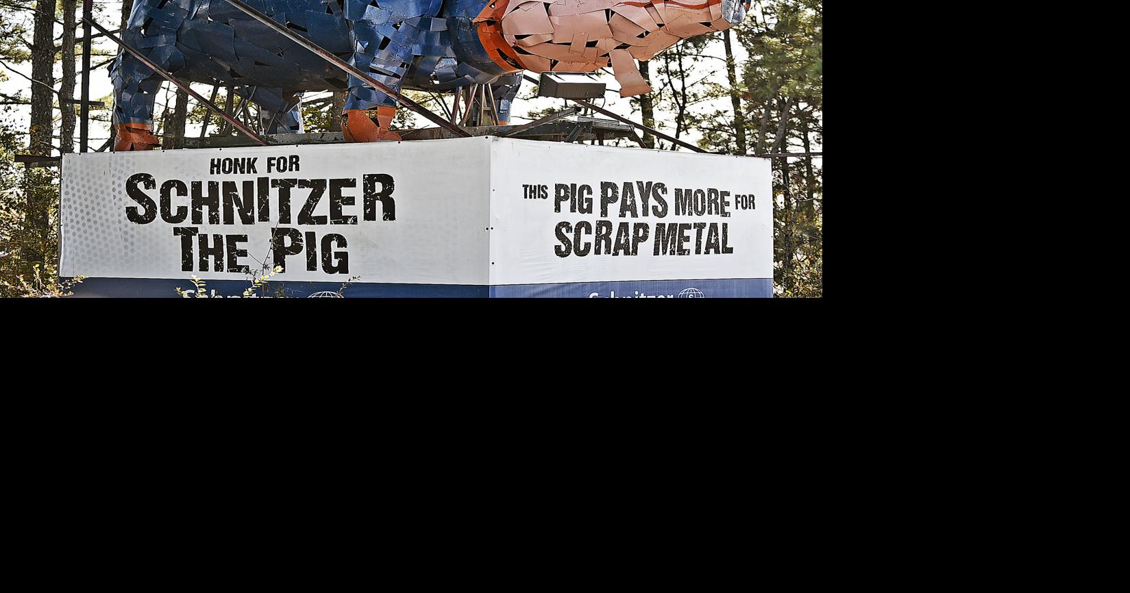 Answer Man: What's the story behind the pig sculpture?