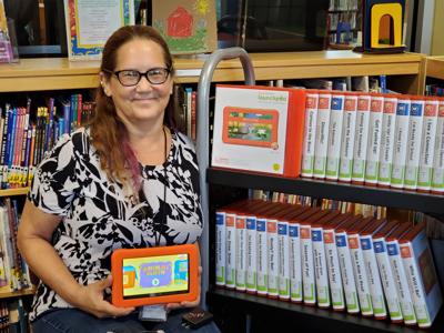 Jackson County Public Library has Playaway Launchpads for kids