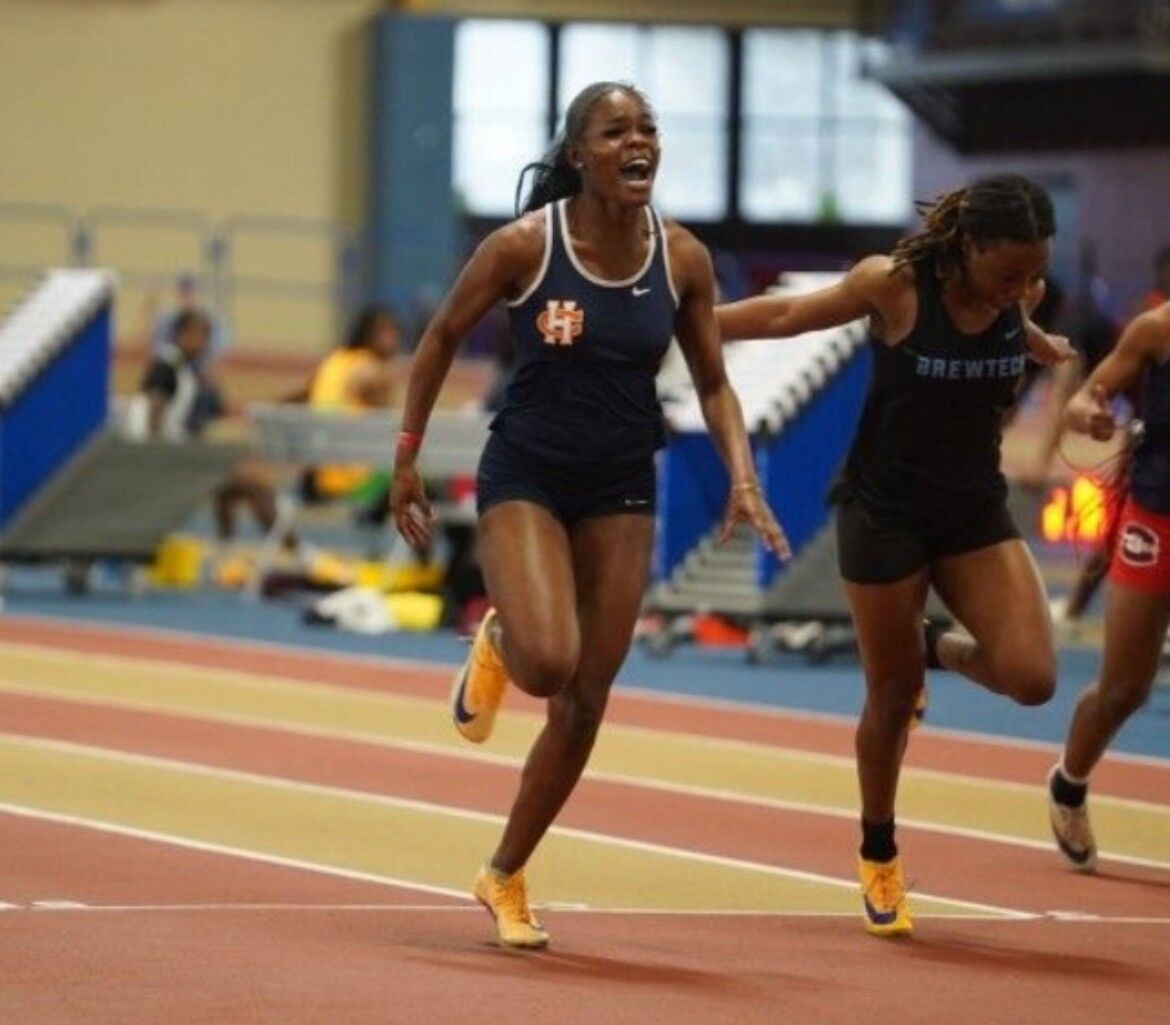 Three teams place in top 10 at state indoor track/field meet