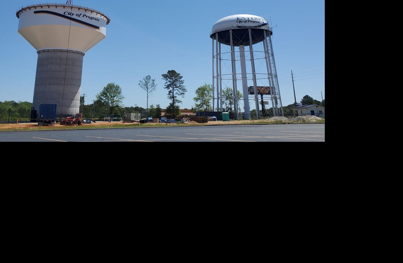 City water tower project makes progress