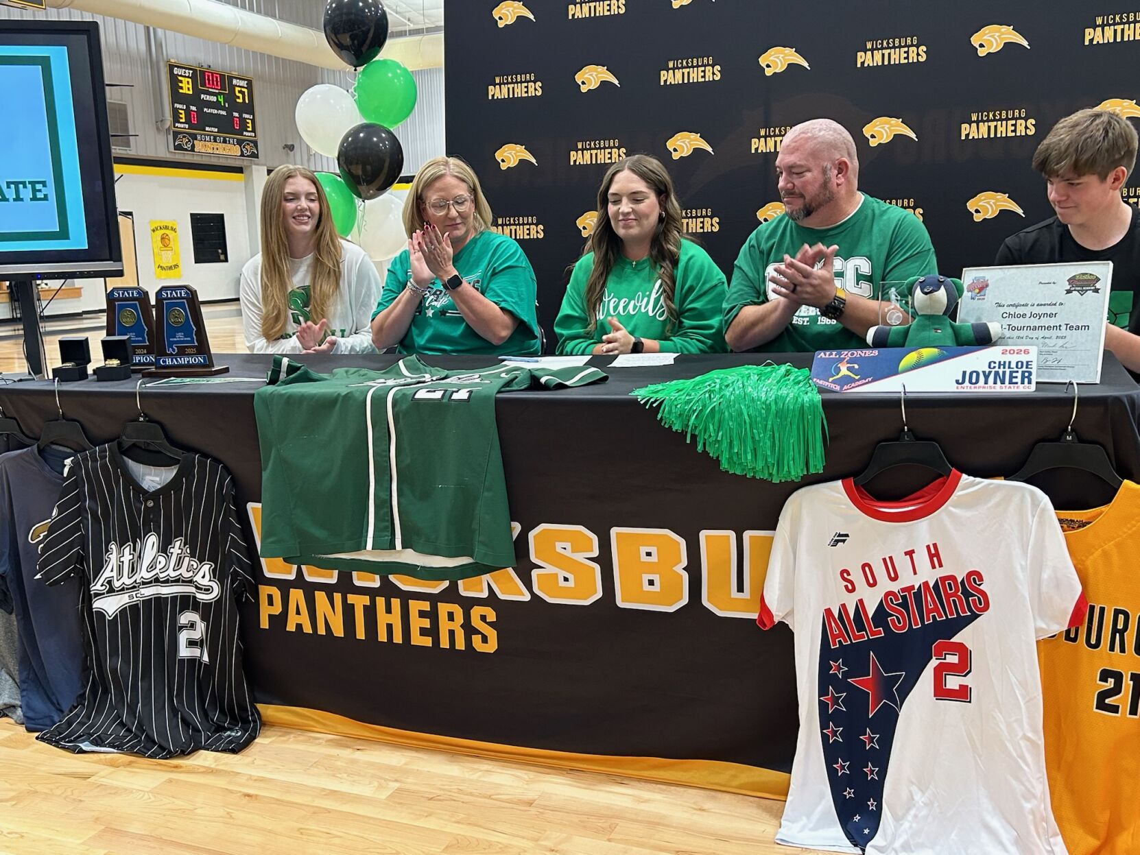 Chloe Joyner softball: Wicksburg to Enterprise State