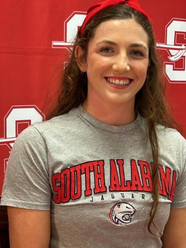 Slocomb softball player Gracie Ward signs with South Alabama
