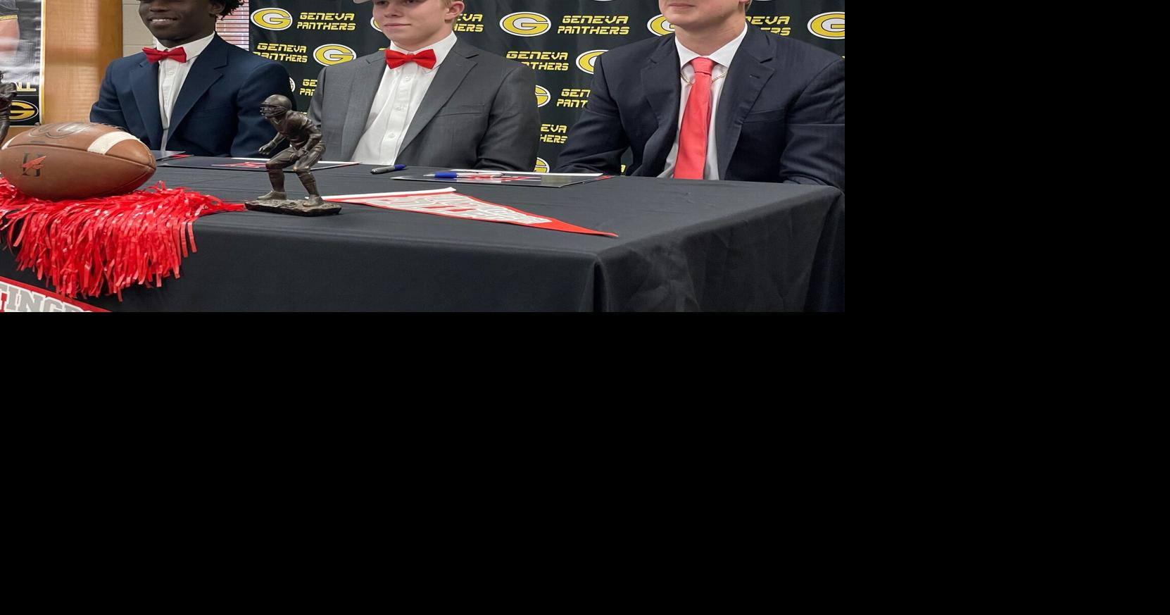 Geneva football teammates, friends sign with Huntingdon