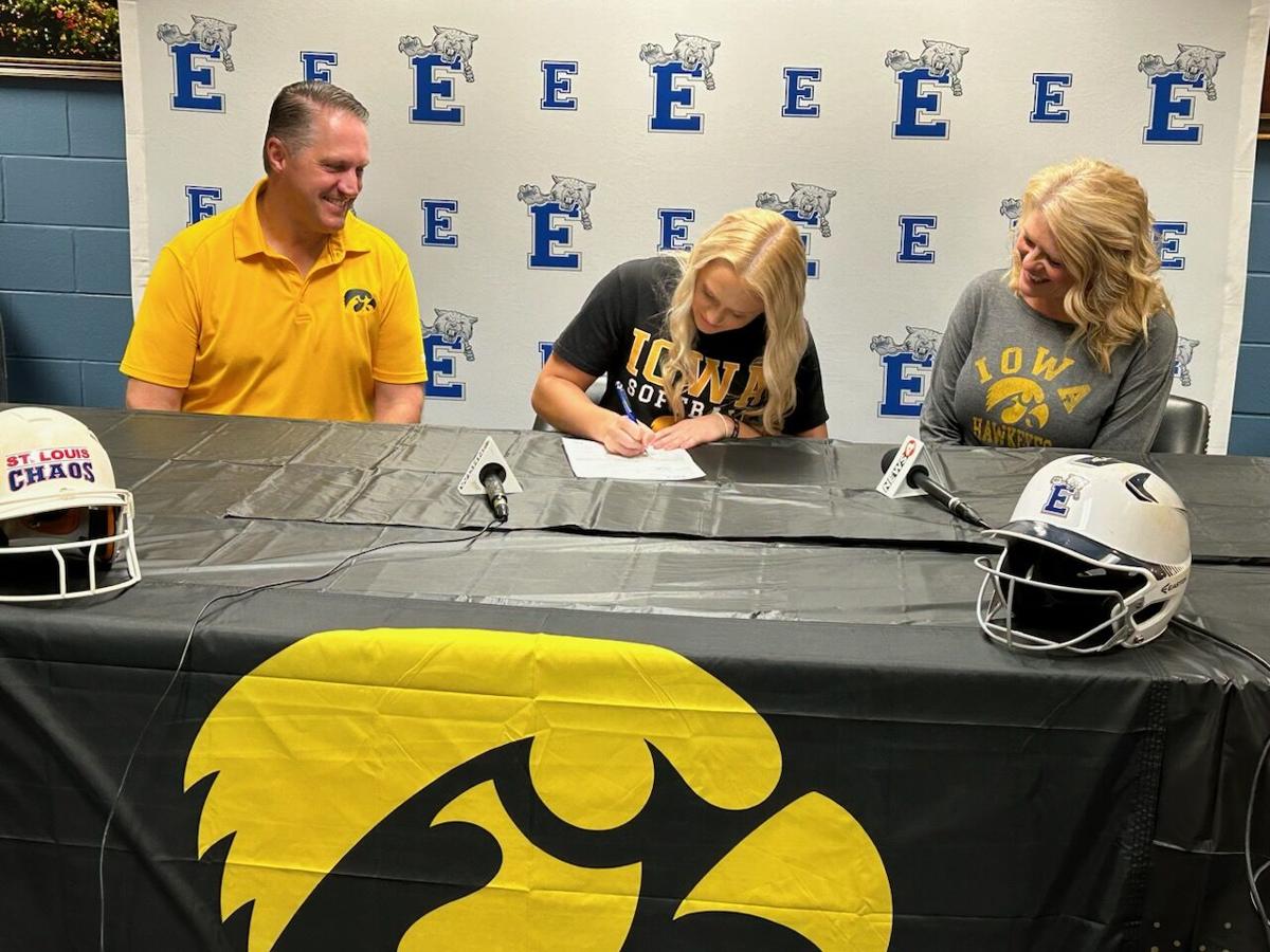 Enterprise softball player Georgia Lessman signs with Iowa