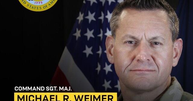 Weimer selected as 17th Sergeant Major of the Army