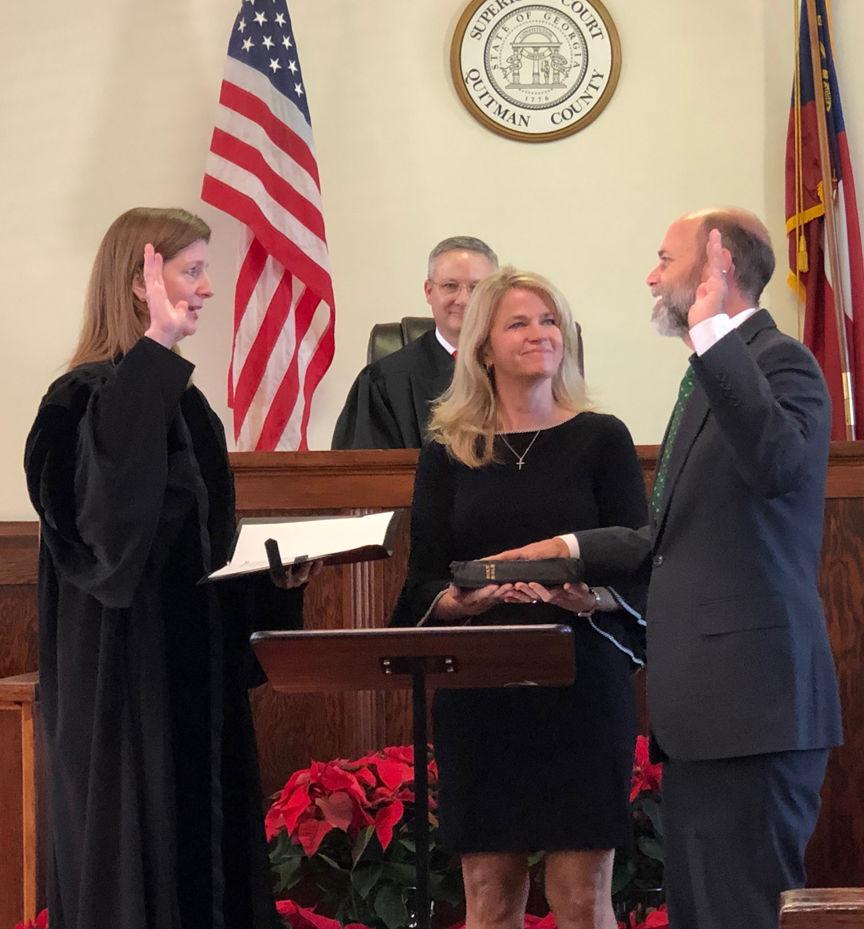Balkcom given Oath of Office