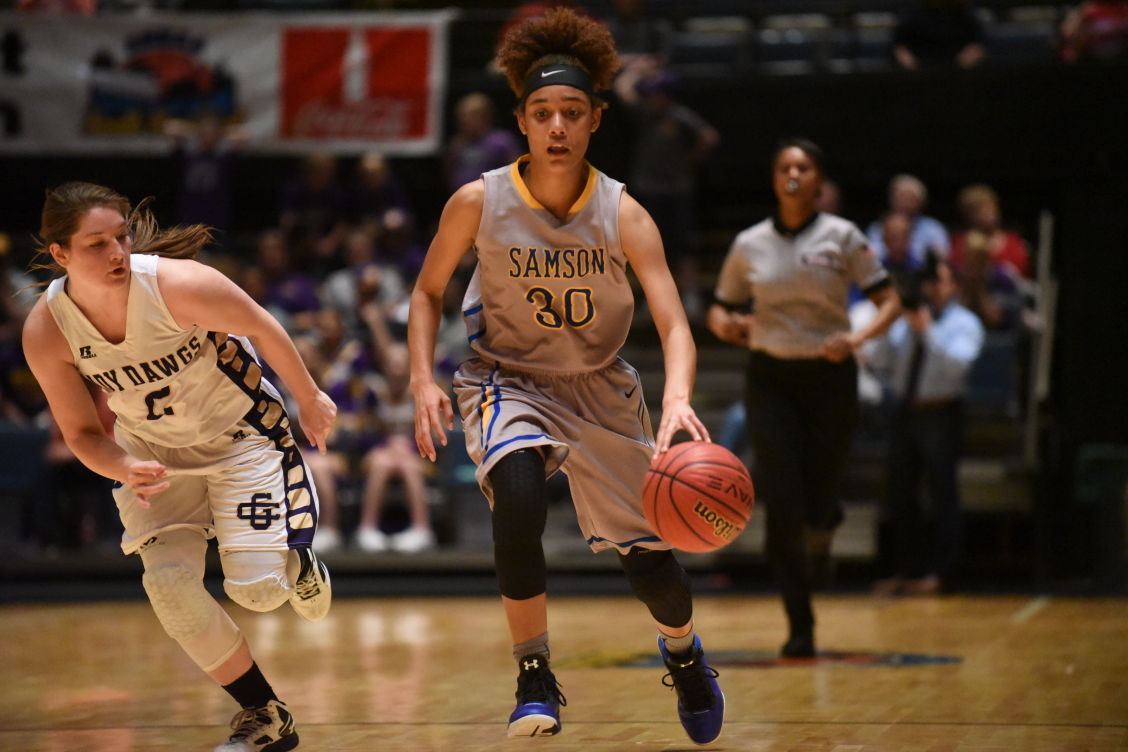 Samson girls play for 2A state basketball crown Friday morning