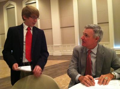 Former college football coach Tommy Bowden speaks up for local FCA honorees