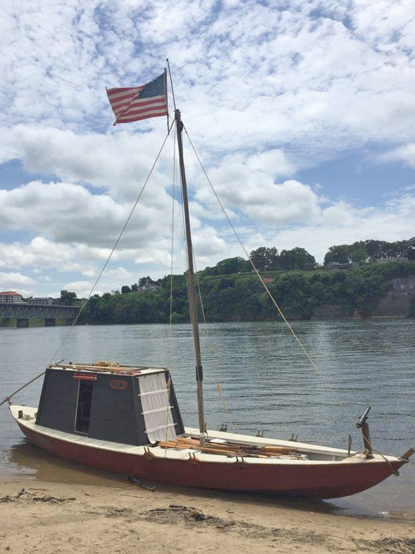 Keelboat will roll 12 hours by land to drop oars in local waters ...