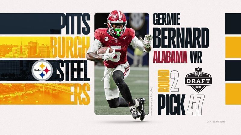 Alabama football receiver Germie Bernard selected in 2026 NFL Draft