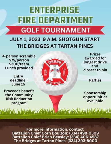 Golfers, sponsors, donors needed for EFD Golf Tournament