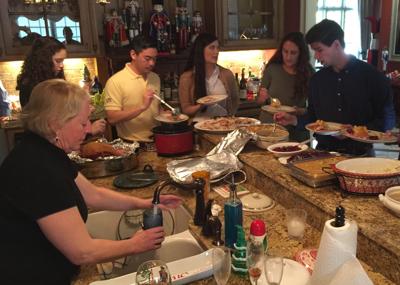 Local doctor brings Thanksgiving meal to medical students