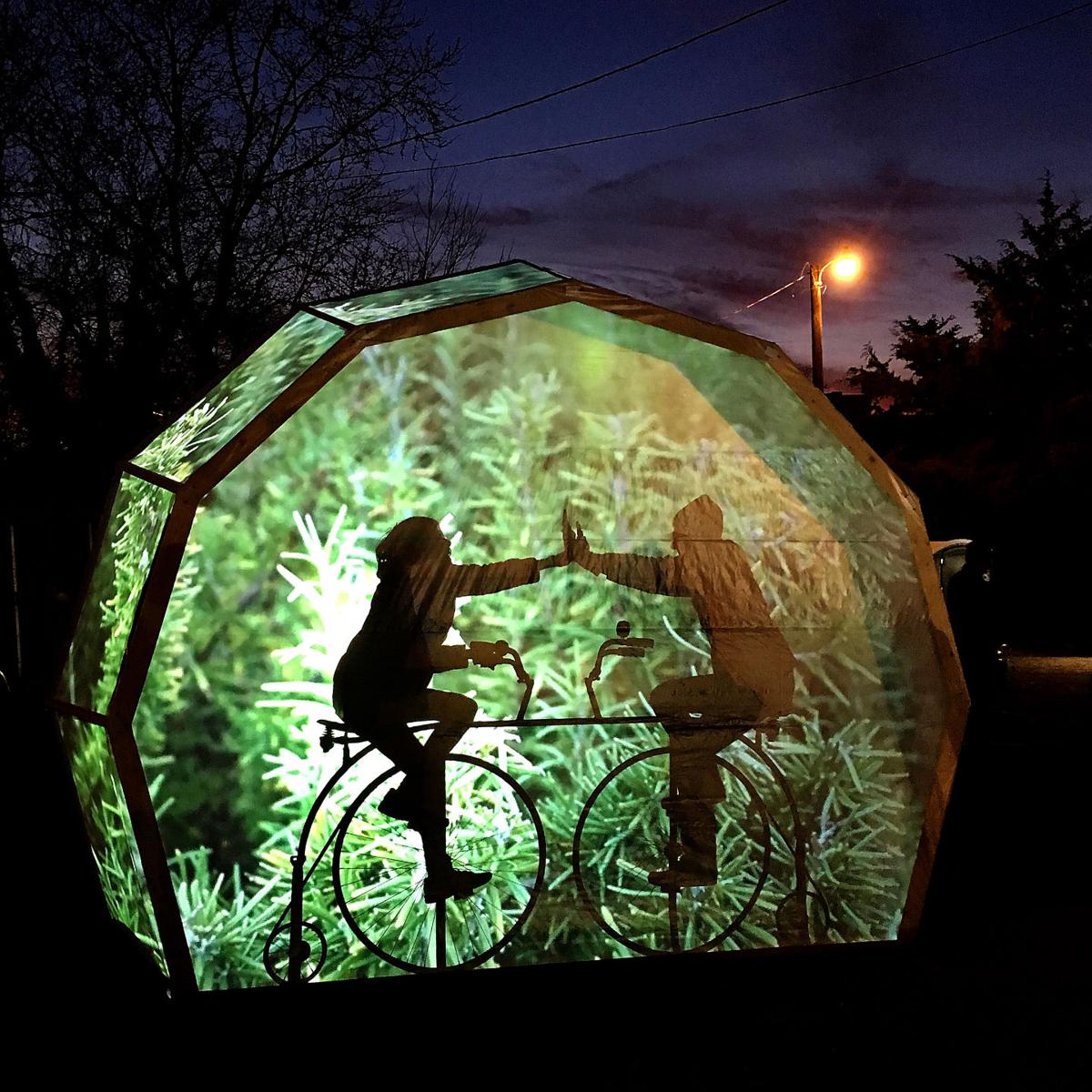 Shadow play focus of installation at Yard Party for Art
