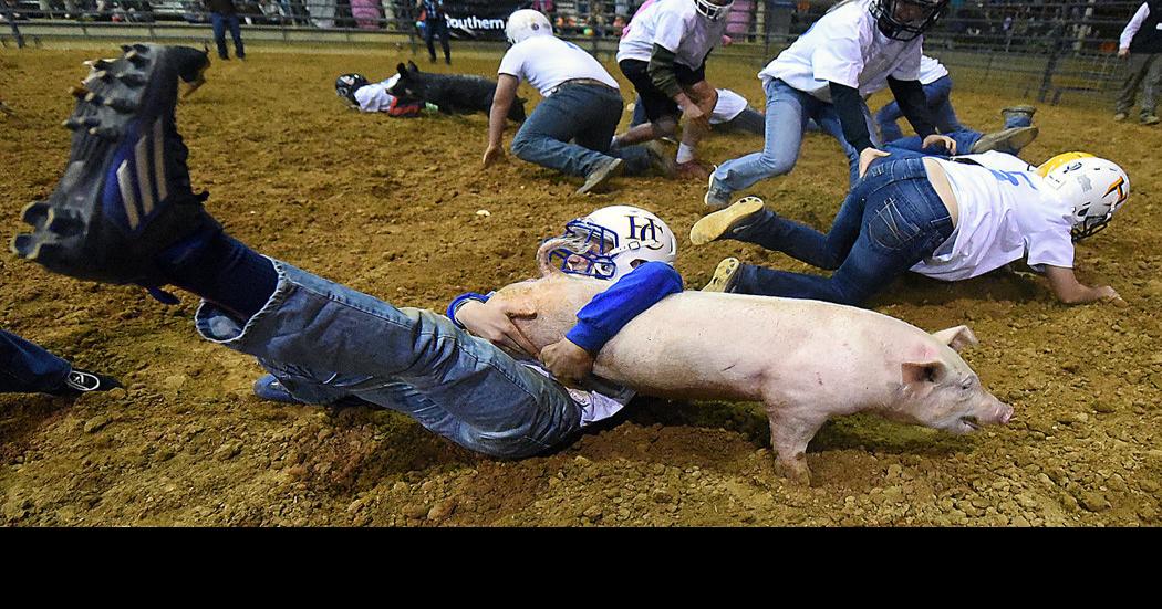 Greased Pig/Calf Scramble remains a National Peanut Festival favorite