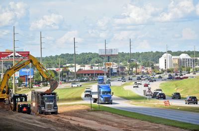 Ross Clark turn lane construction impacts access to businesses