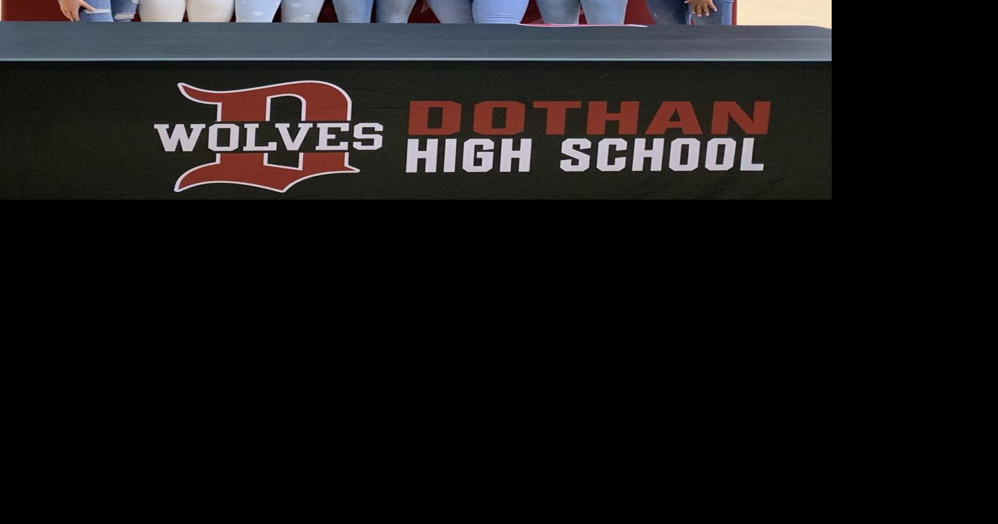 Seven Dothan Wolves softball players sign college scholarships
