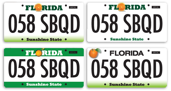 Voting continues for Fla. license plate designs