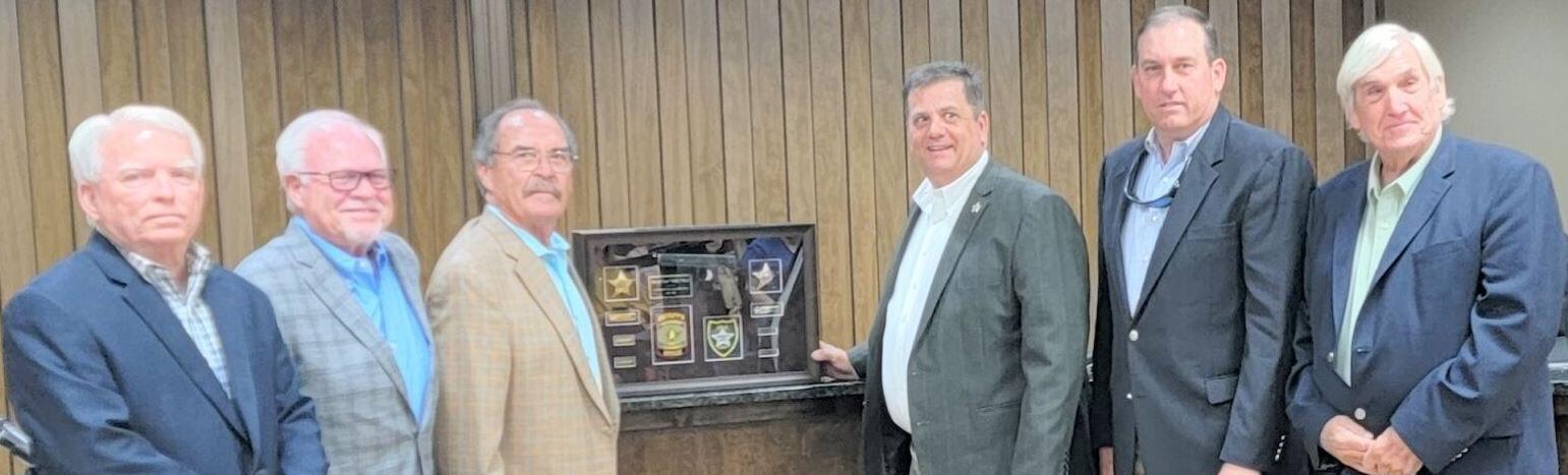 Sheriff Olson honored at Dale County Commission meeting