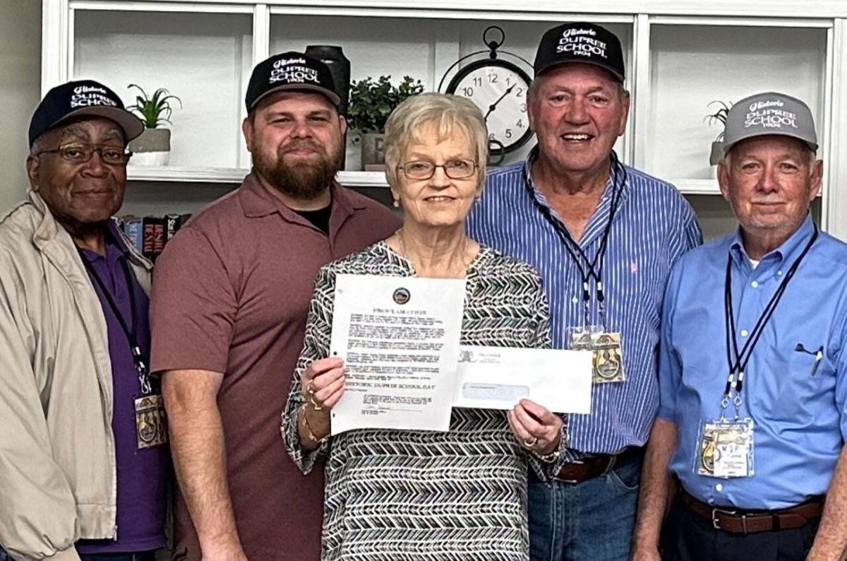City of Ashford donates to Historic Dupree School Preservation Project