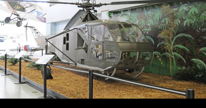 WHERE IT ALL BEGAN: 1st production helicopter on display at museum