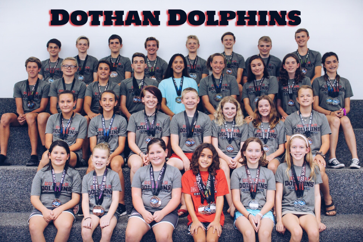Dothan Dolphins swim team finishes fifth at state meet