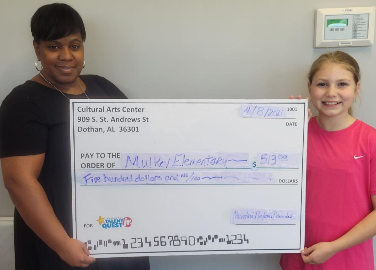 Kiera Howell of Geneva makes Performing Arts donation to Mulkey ...