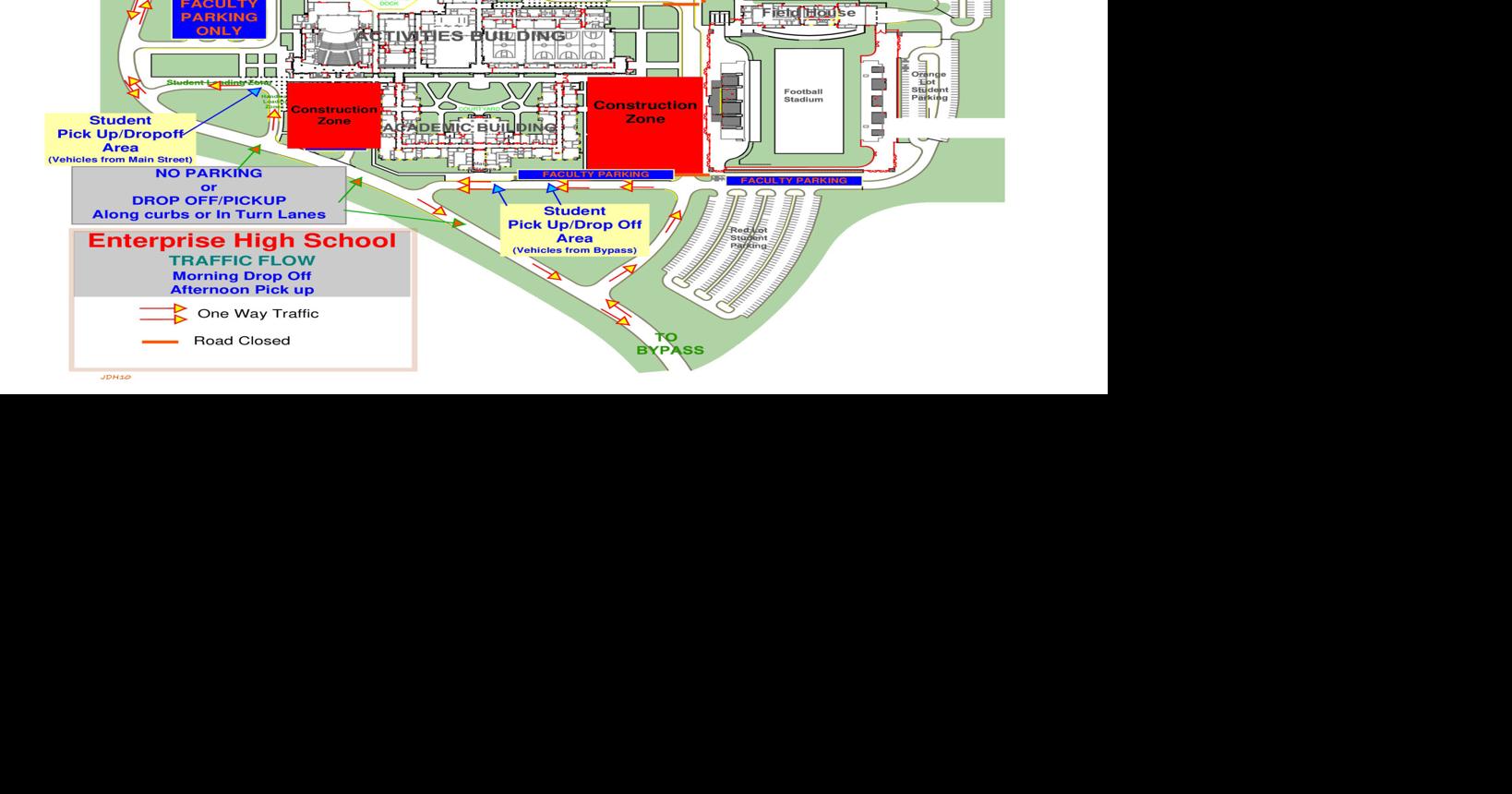 EHS releases pick-up, drop-off patterns