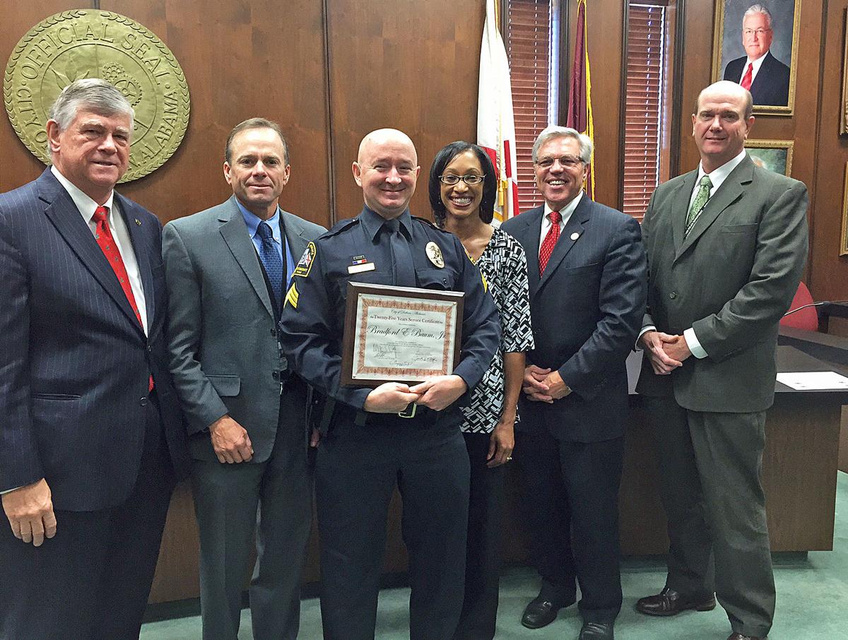 City of Dothan recognizes Police Officer Brad Baum
