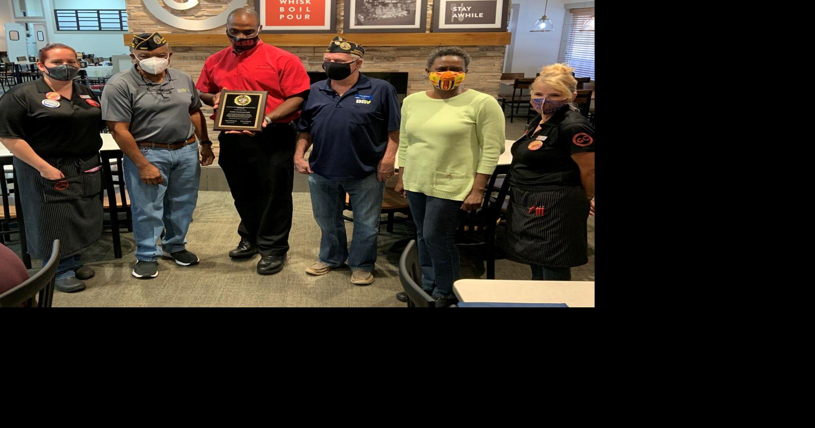 DAV Golden Corral award ceremony