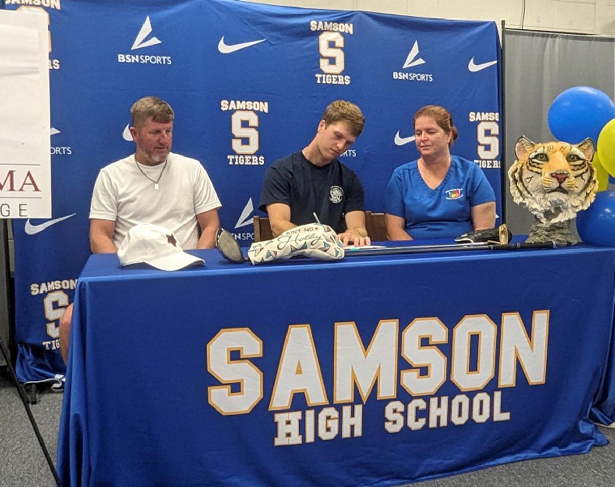 Samson's Ingram fulfills dream by signing for golf at Coastal Alabama ...