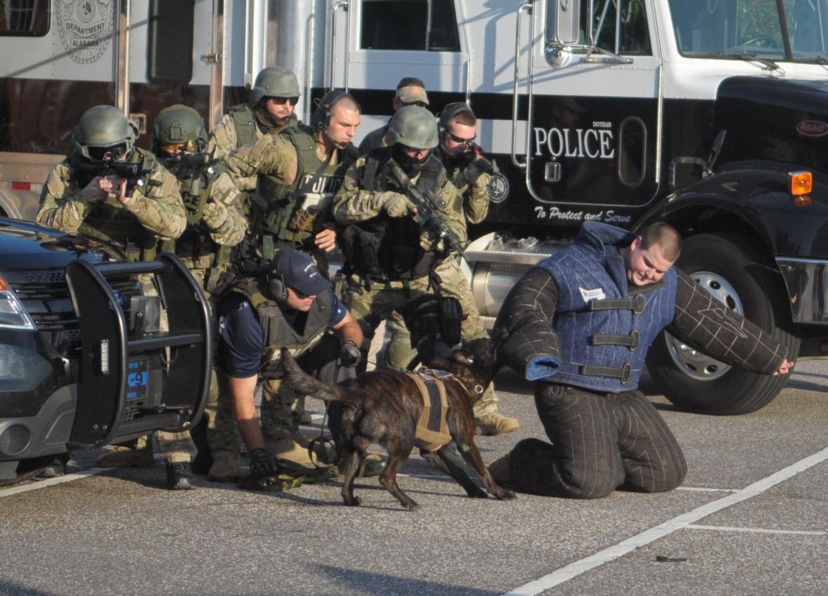 Dothan police show what K-9s and SWAT teams do
