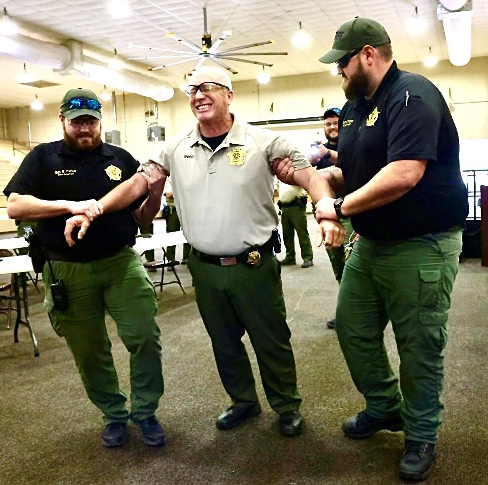 Coffee County Sheriff takes 'taser for the team'