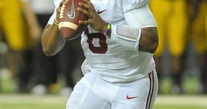 Alabama solidifies playoff berth behind Sims' aerial display