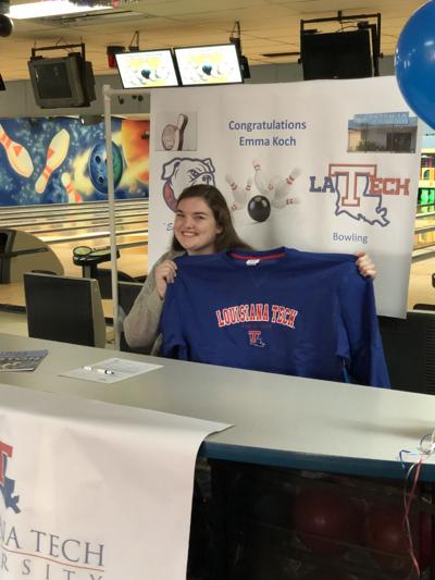 Rehobeth's Emma Koch signs bowling scholarship with Louisiana Tech