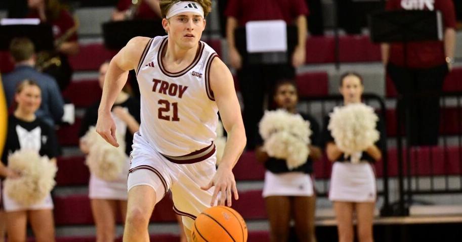 Recap with quotes of Troy blasting ULM by 37; Slocomb's Whitaker takes ...