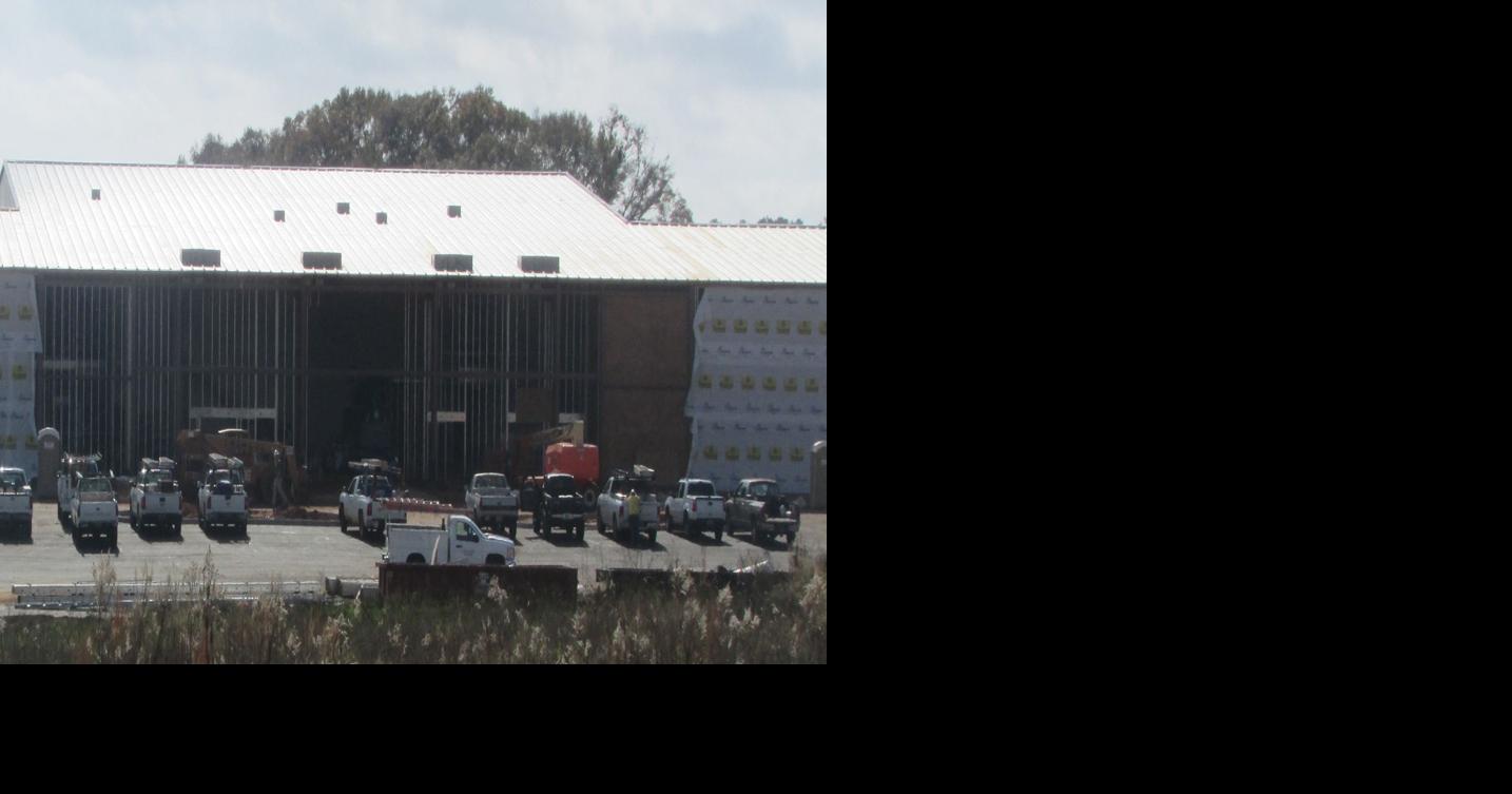 Construction on new Clark Cinema 10 coming along