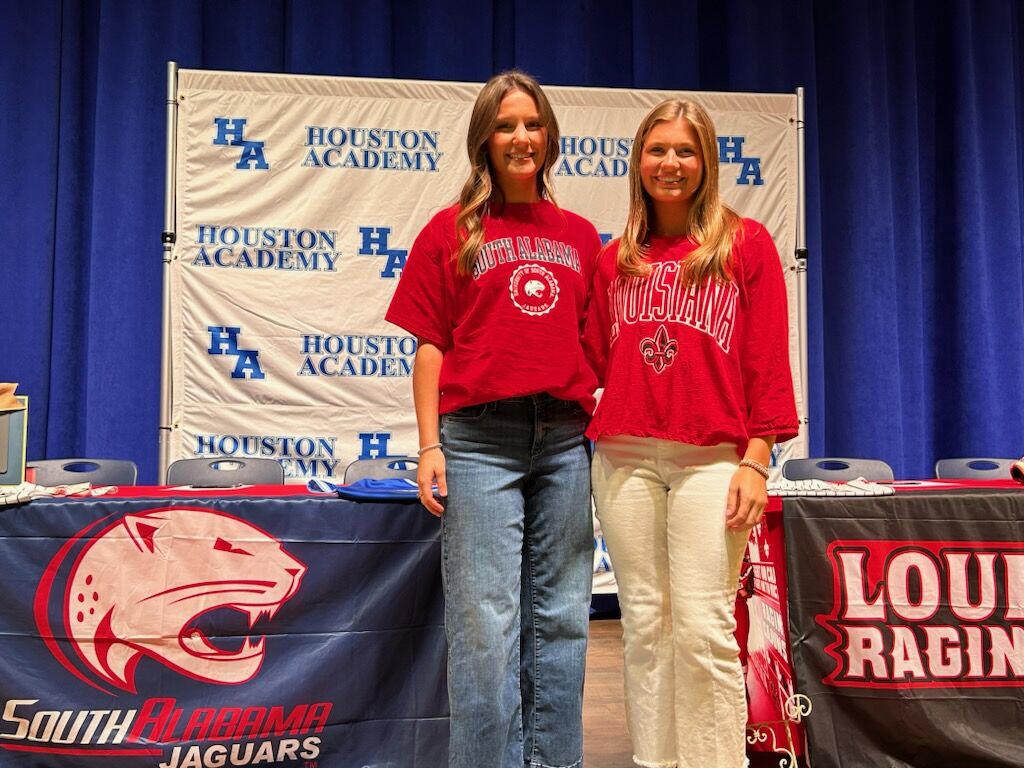 HA softball stars Adams, Maddox sign with Sun Belt programs