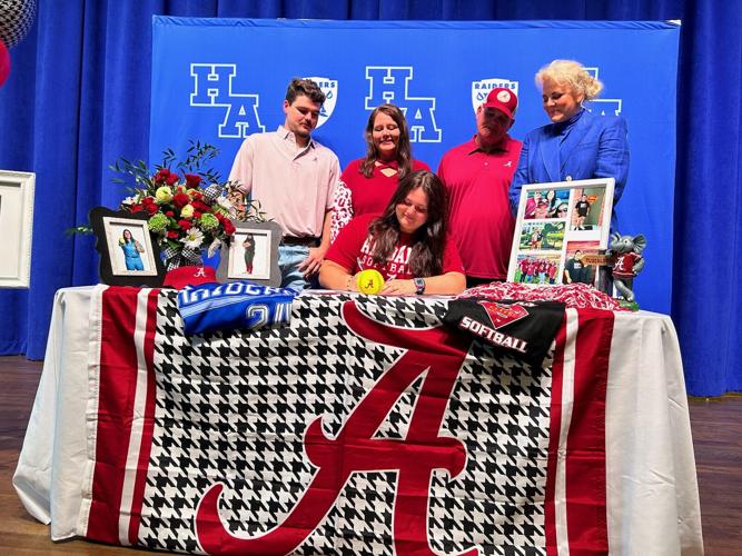 HA softball standout Braya Hodges signs with Alabama Crimson Tide
