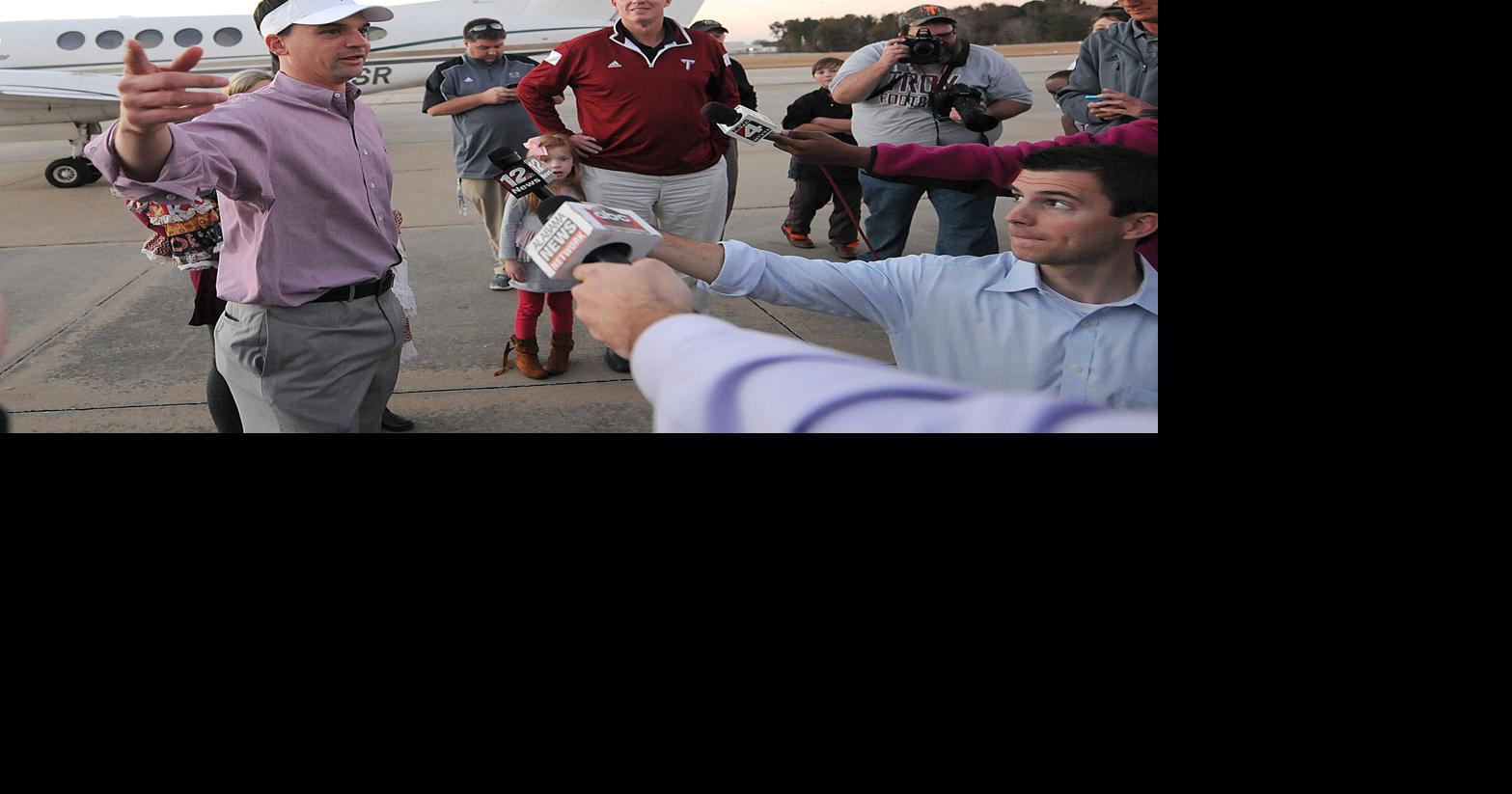 Neal Brown welcomed as new Troy University head football coach