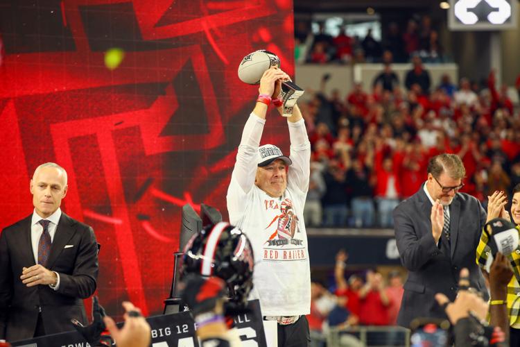 Texas Tech Football's Big 12 Championship Trophy Presentation [PHOTOS ...